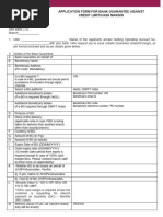 BG Application Form V 1.5 | PDF | Banks | Financial Services