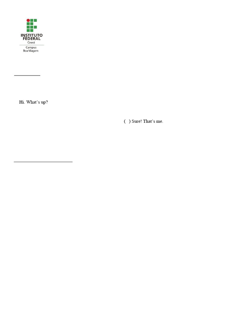 English Review Basic Unit 1 | PDF