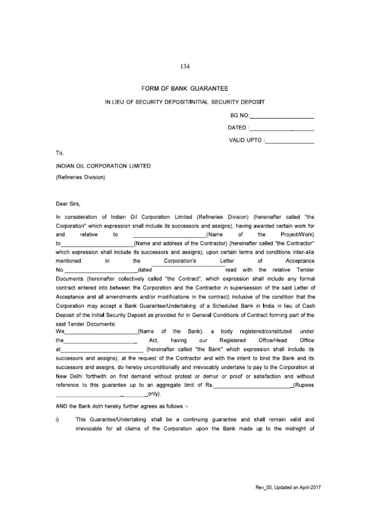 Rev - 00, Updated On April-2017 | PDF