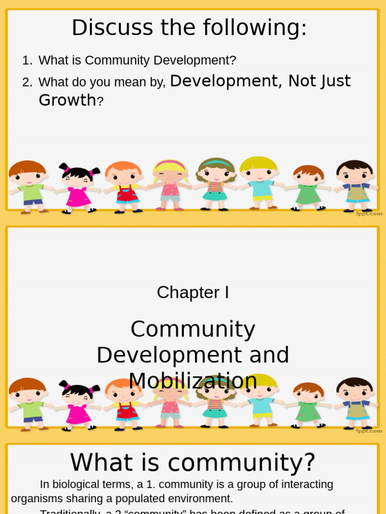 Understanding Community Development Concepts | PDF | Goal | Community