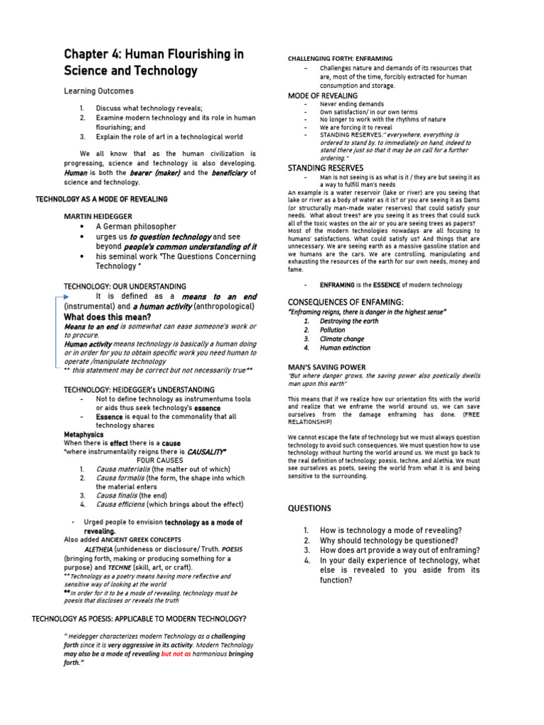Chapter 4 - Human Flourishing in Science and Technology | PDF