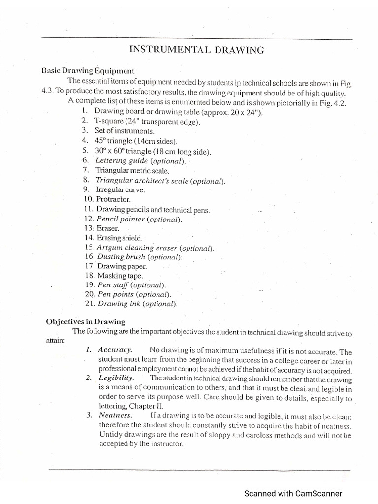 LESSON-3-INSTRUMENT-DRAWING | PDF
