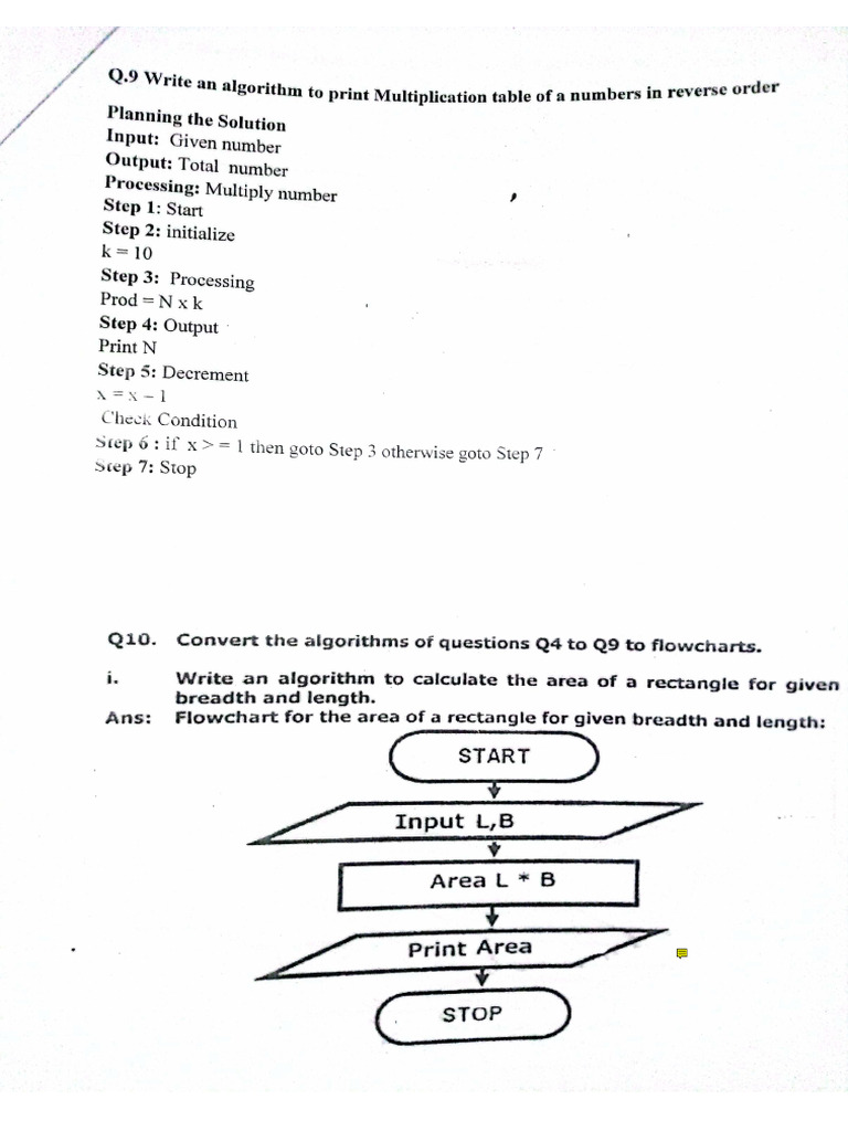 Computer Class 10 Imp Question Answers | PDF