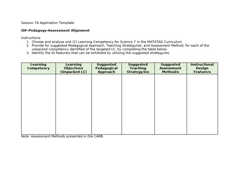 Science 7 Session 7A Worksheet | PDF