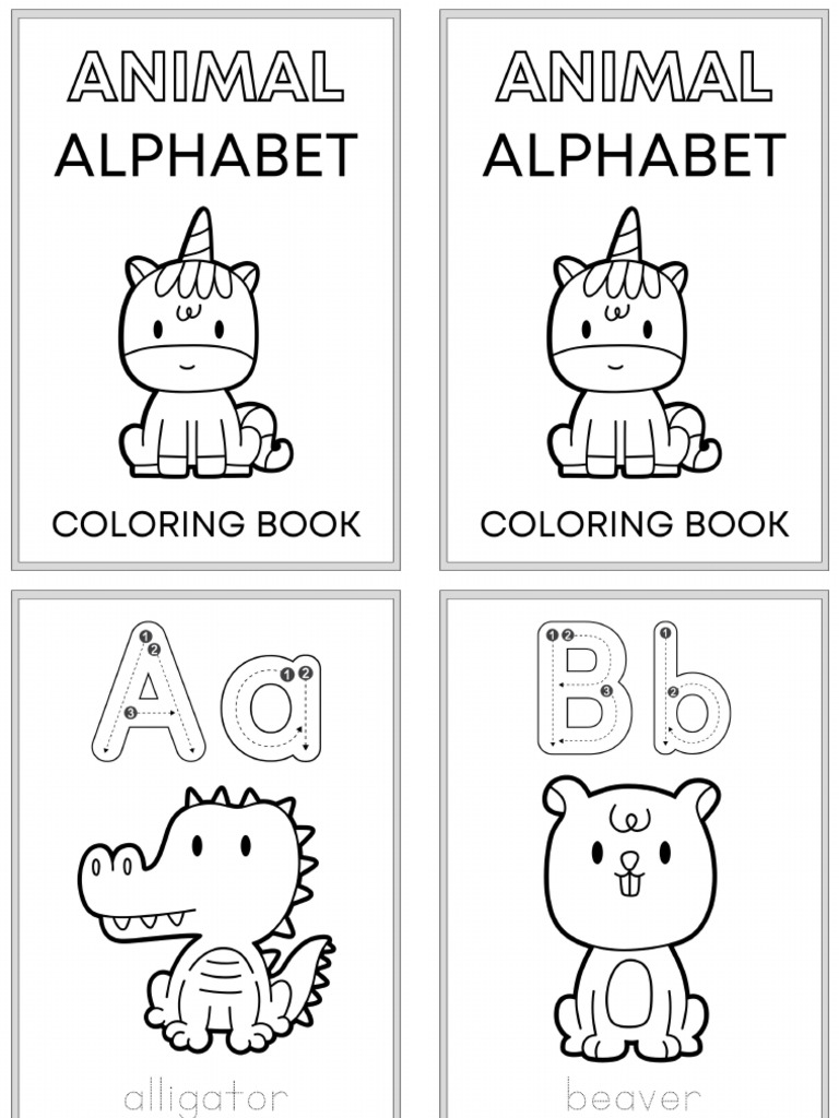 Alphabet Coloring Book | PDF