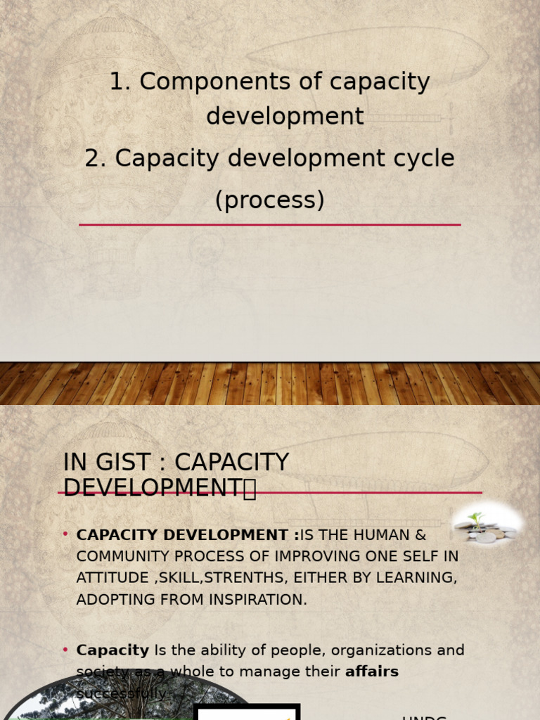 Capacity Development Process Overview | PDF | Capacity Building | Resource