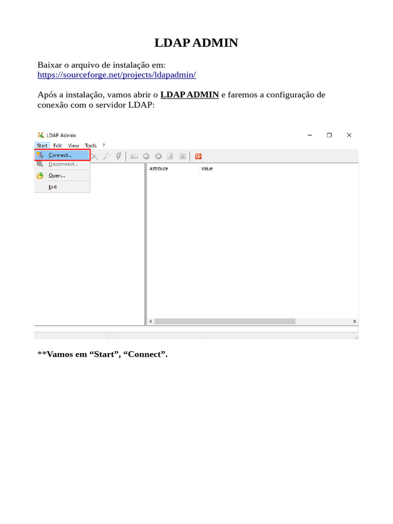 Acesso - LDAP Admin Cliente | PDF