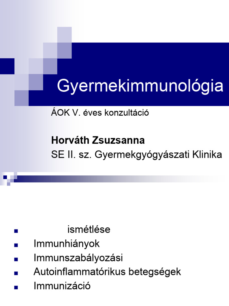 Konzultacio2 Immunologia | PDF
