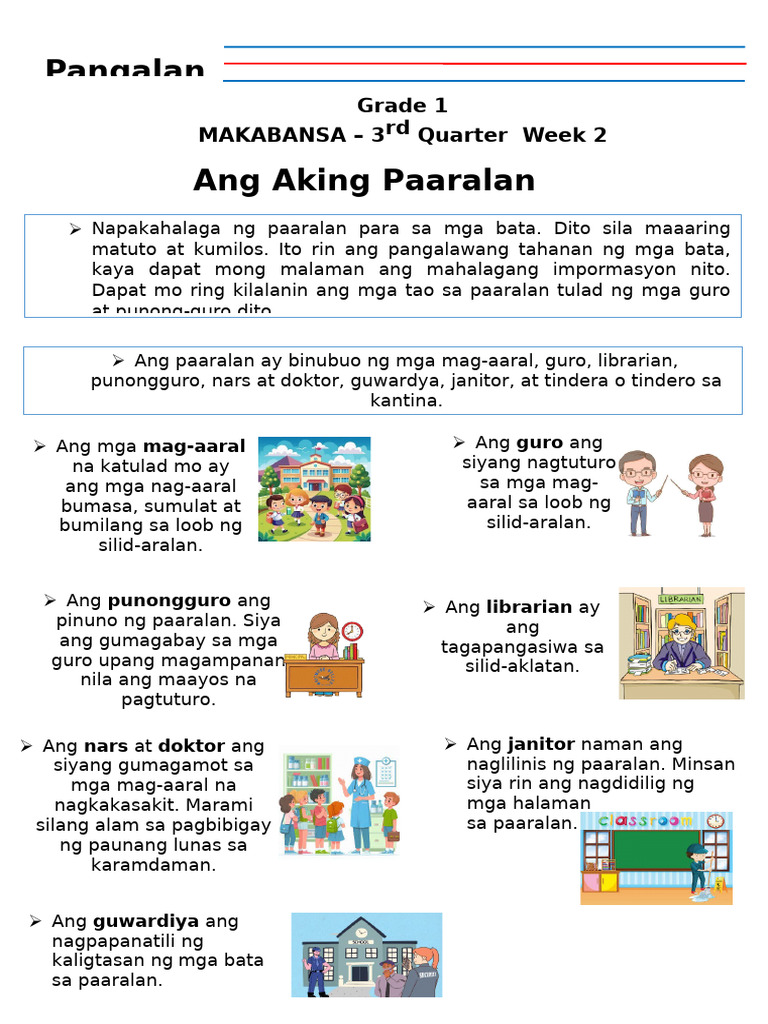 MAKABANSA WEEK 2 Learning Activity Sheets | PDF