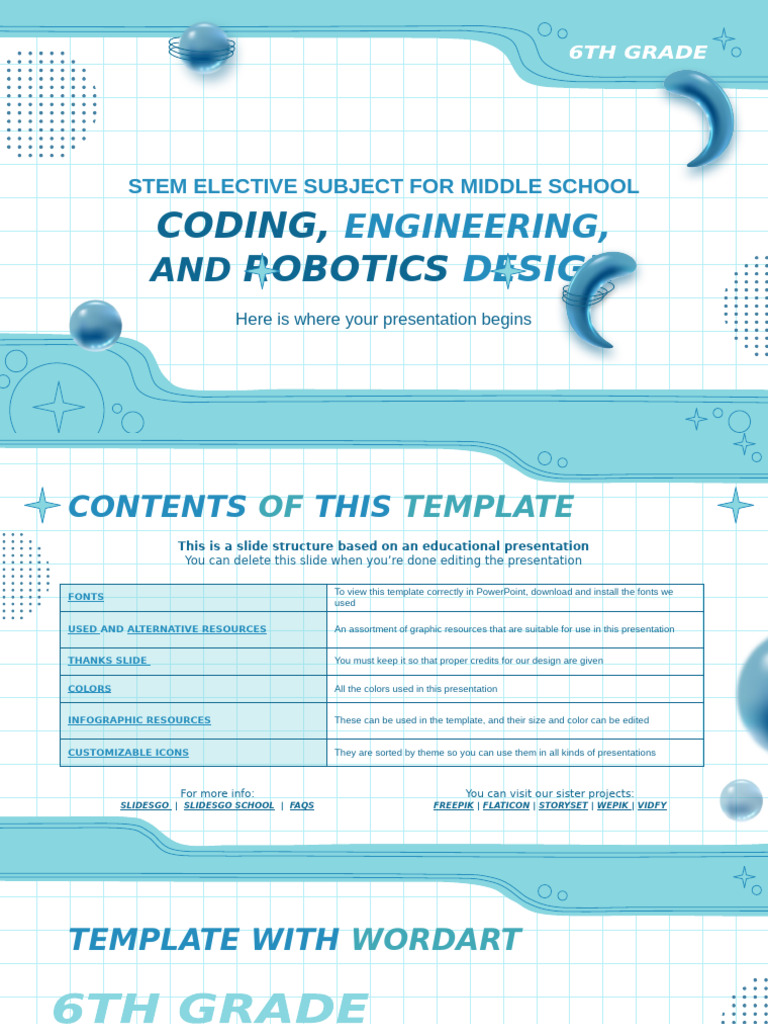STEM Elective Subject For Middle School - 6th Grade - Coding, Engineering, and Robotics Design ...