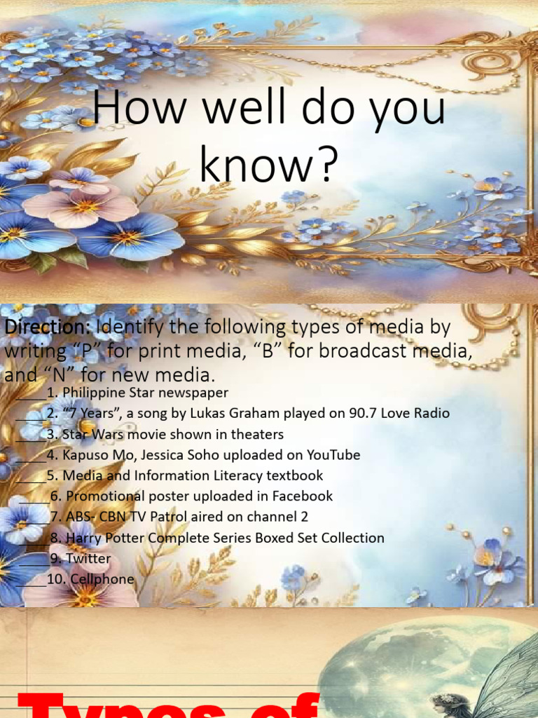 lesson-3-types-of-media | PDF | Mass Media | Multimedia lesson-3-types-of-media | PDF | Mass Media | Multimedia