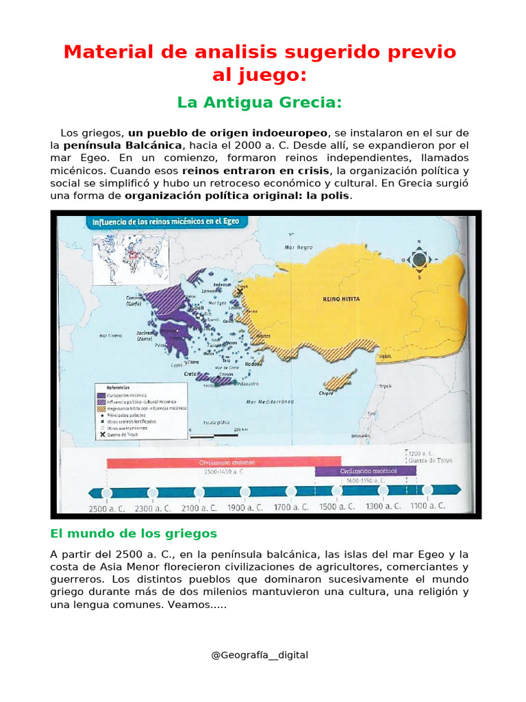Historia Antigua de Grecia | PDF | Antigua Grecia | Grecia micénica