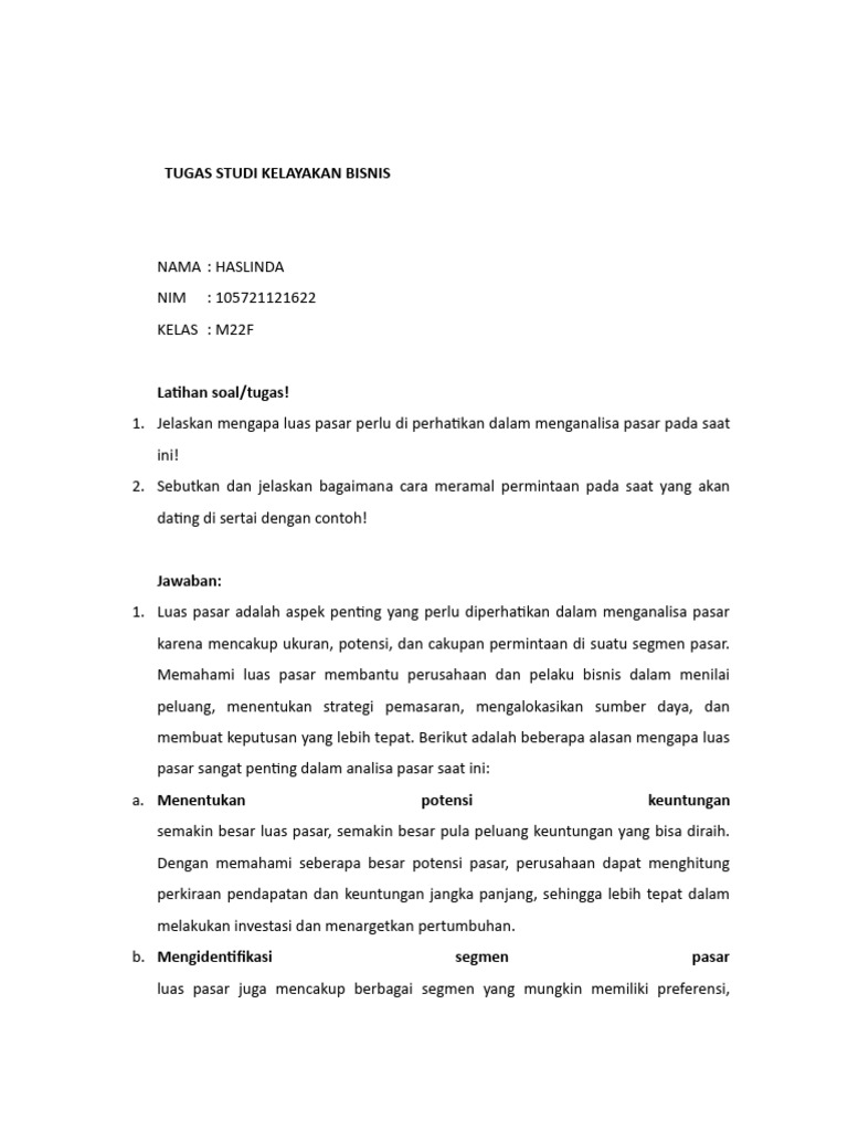 Tugas 3 Dan 4 SKB - Haslinda | PDF