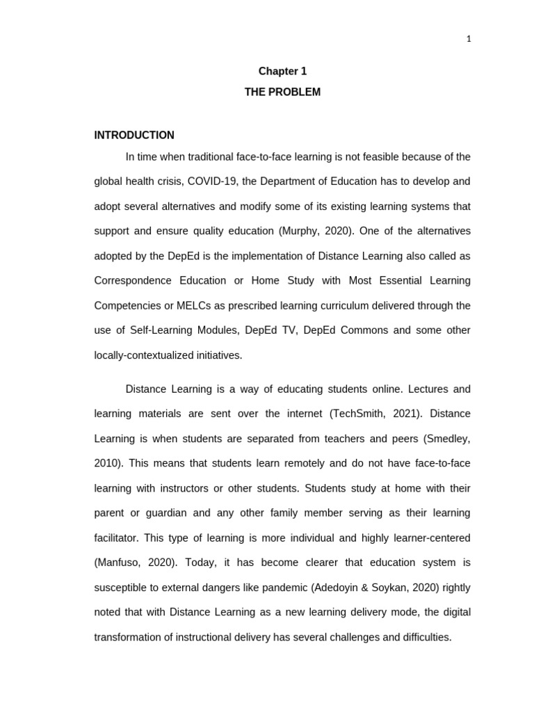 CHAPTER 1 TO 3 | PDF | Homeschooling | Learning