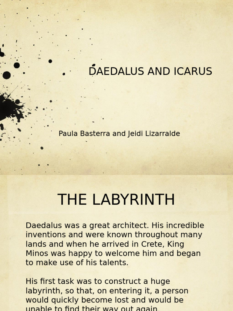 Daedalus and Icarus: Myth of Flight | PDF | Minotaur | Theseus