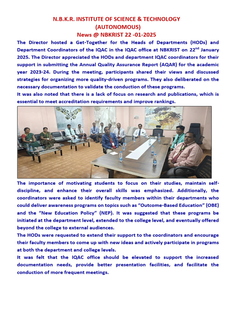 01 News NBKRIST | PDF