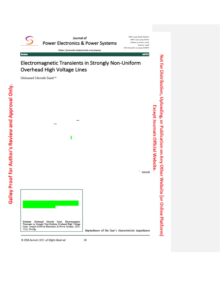 (30-36) Electromagnetic Transients in Strongly Non-Uniform (2) | PDF ...