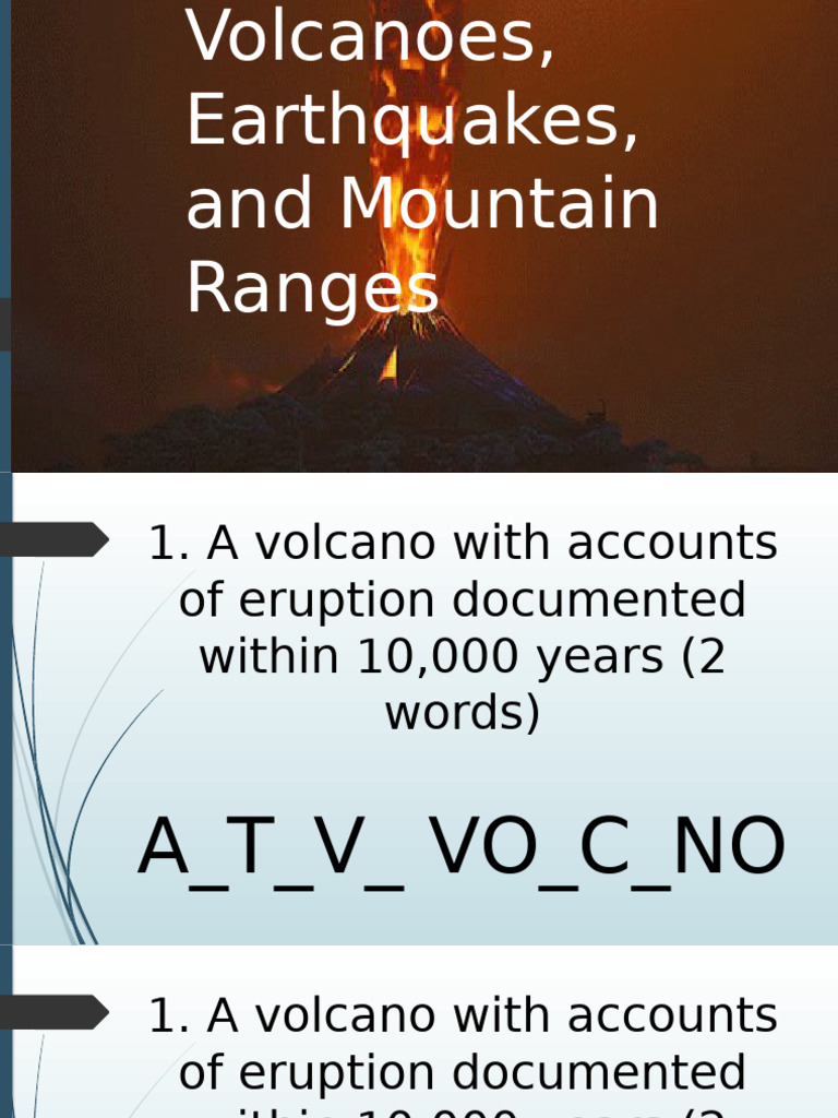 Science - Volcanoes and Earthquake | PDF | Plate Tectonics | Volcano