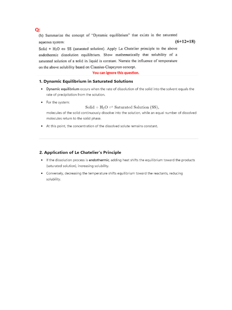 Chemical Equilibrium TF Solve | PDF