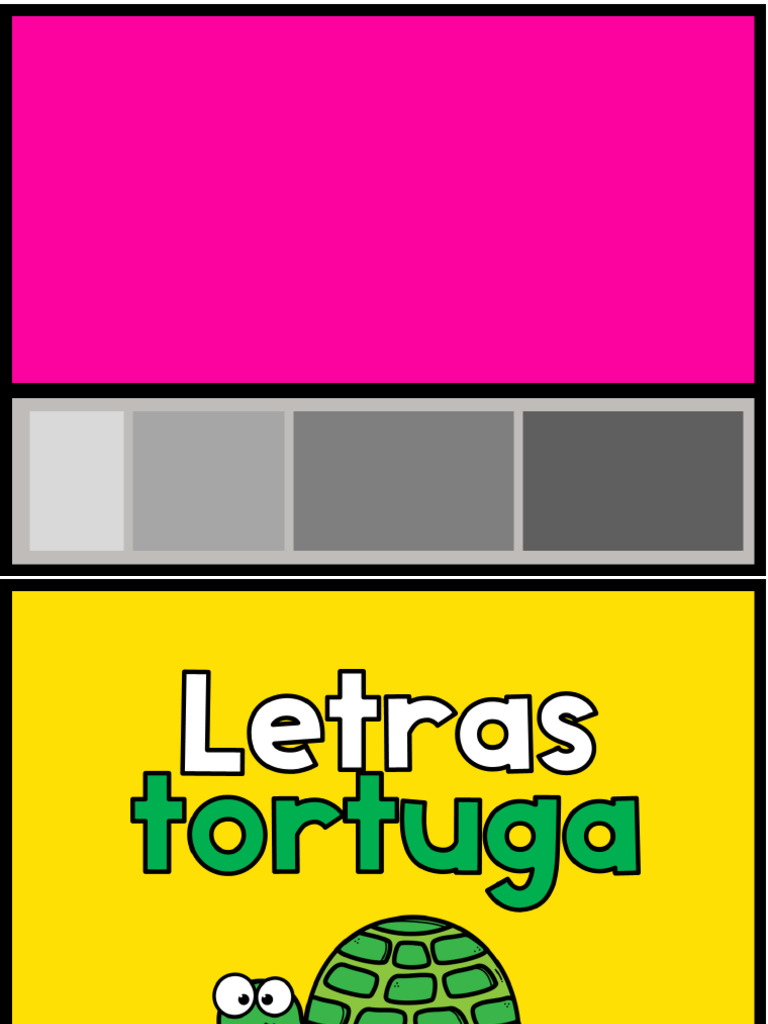 Lapiz Letras Chango, Jirafa, Tortuga | PDF