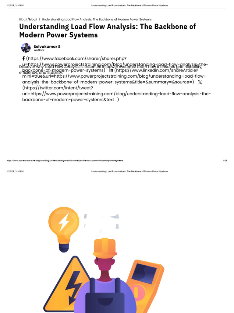 Understanding Load Flow Analysis_ the Backbone of Modern Power Systems | PDF | Electric Power ...
