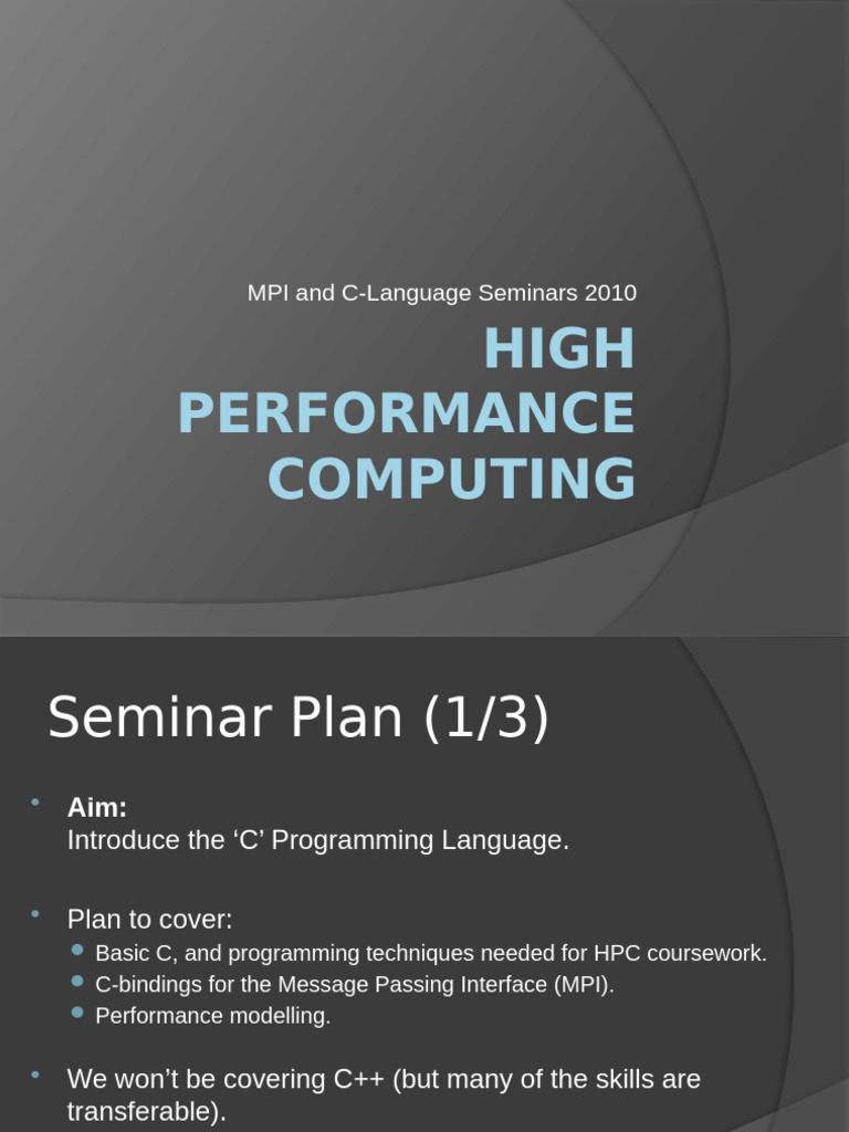 cs402 Seminar 1 | PDF | Pointer (Computer Programming) | Integer (Computer Science)