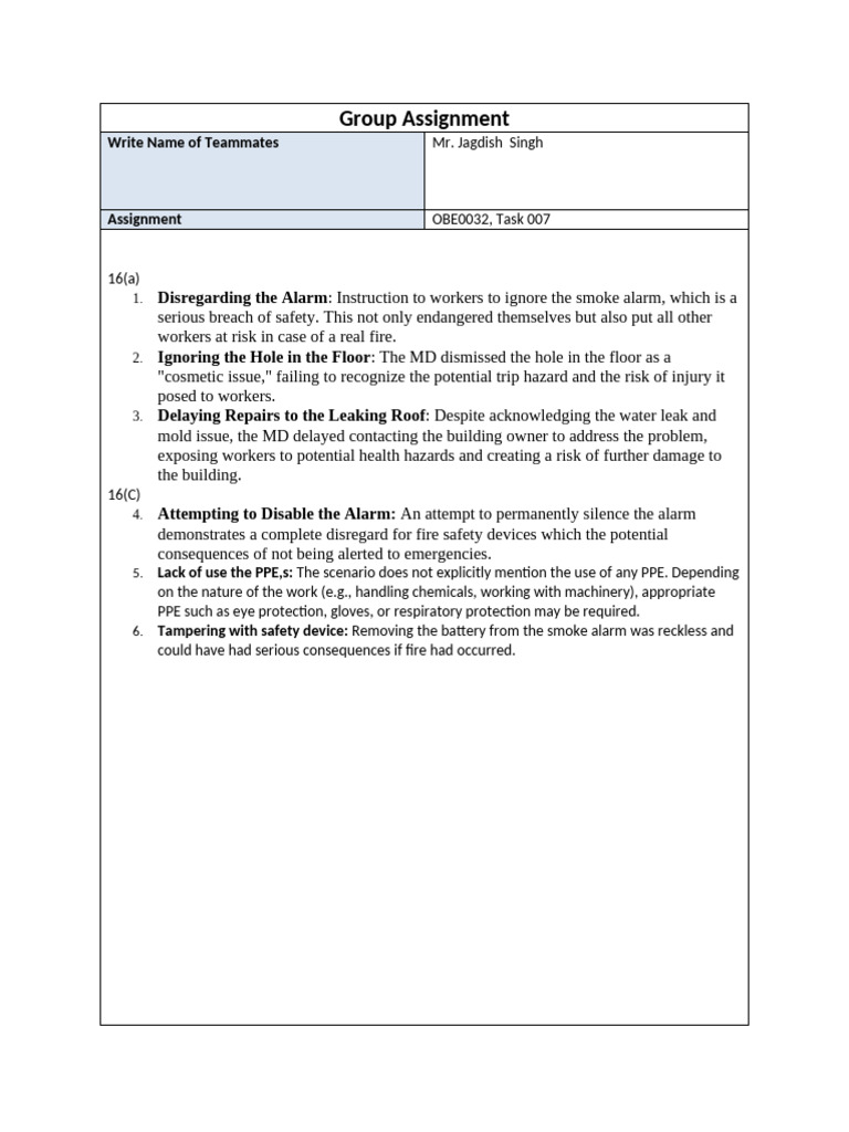 Assignment OBE 32 Task 3b | PDF