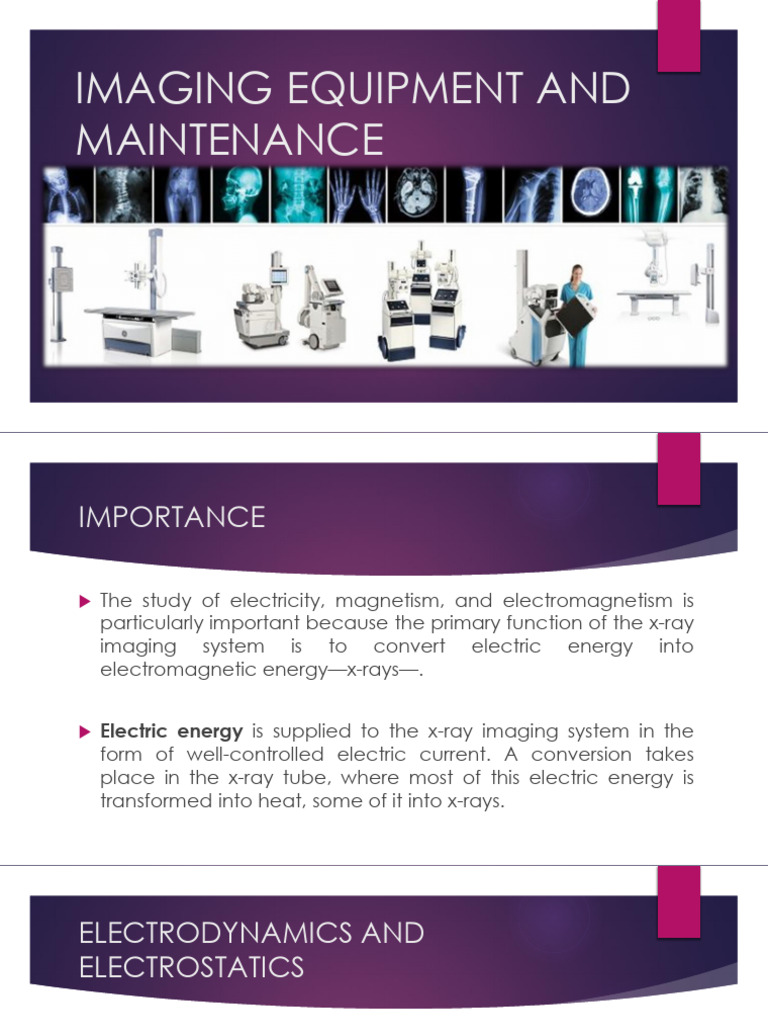 X-Ray Imaging: Electric Principles | PDF | Electric Charge | Electricity