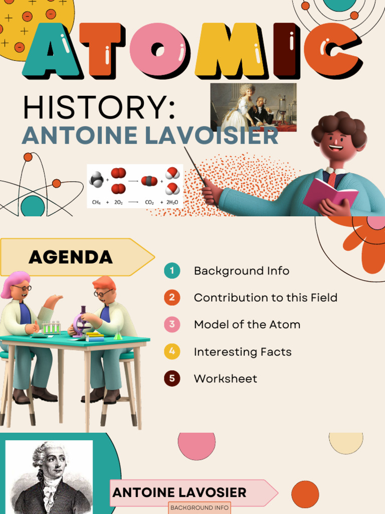 Atomic Theory Science Presentation Colorful 3D Style | PDF | Chemistry ...
