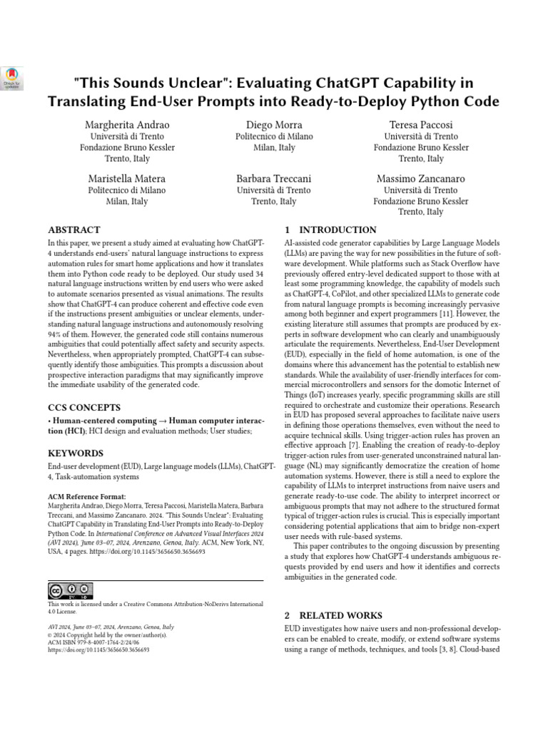 This Sounds Unclear Evaluating ChatGPT Capability in Translating End ...