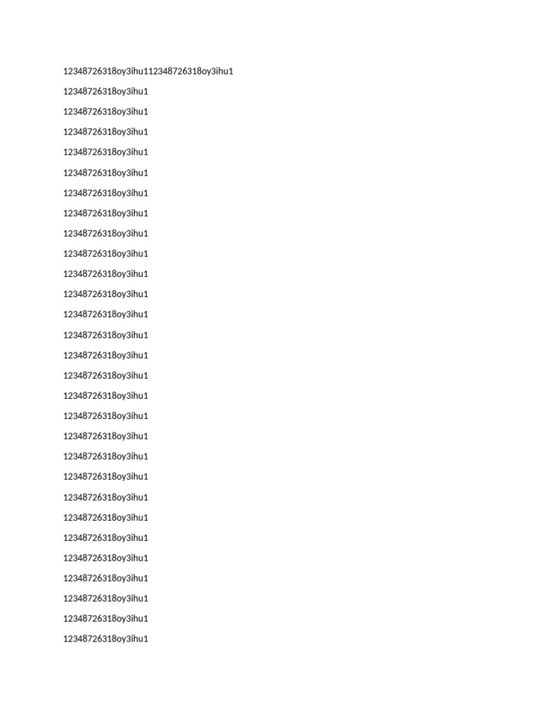 Unique Identifier Sequence Analysis | PDF