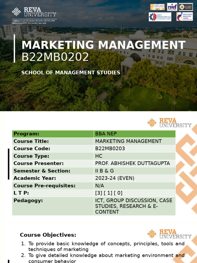 B23MB0203 - Marketing Management - Unit 3 | PDF | Marketing | Pricing