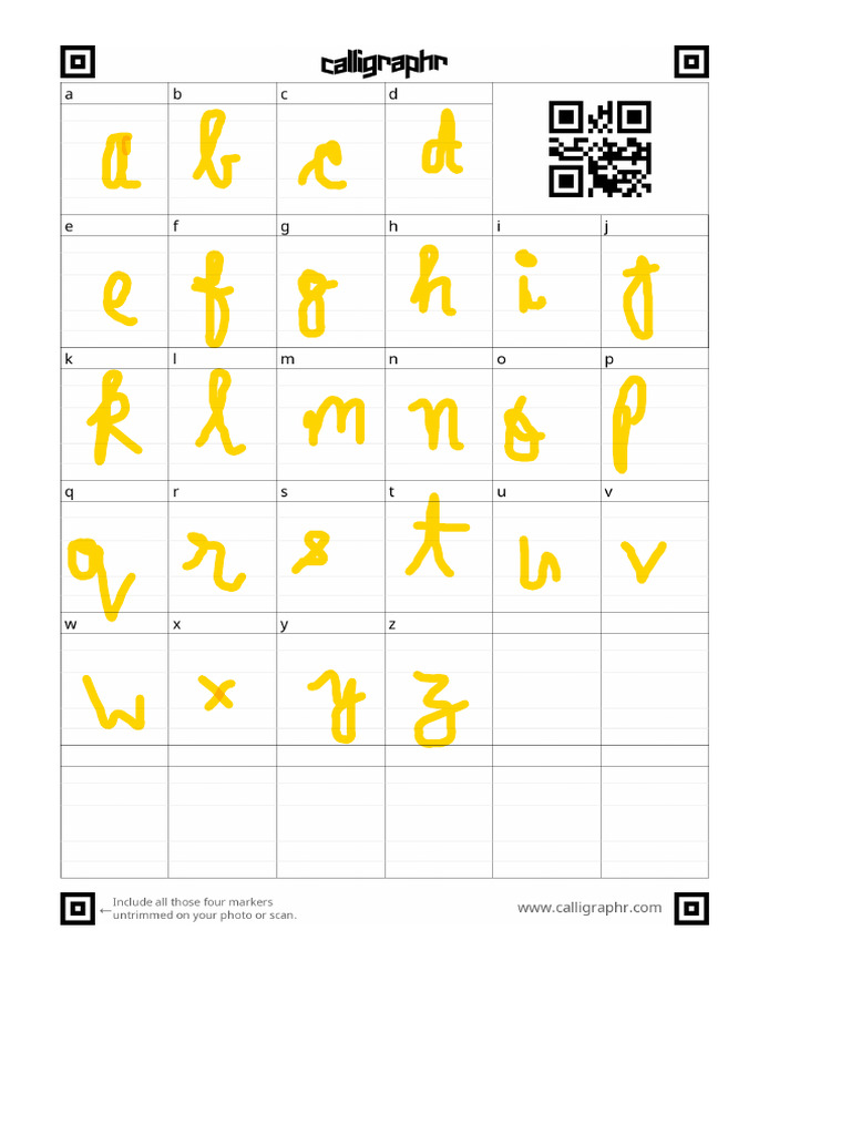 Calligraphr-Template (1) | PDF