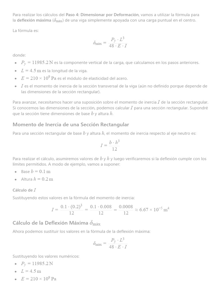 ejercicio 02 parte 2 | PDF | Viga (Estructura) | Mecánica