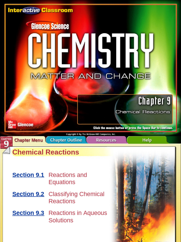 Module 8 Chemical Reactions | PDF | Chemical Reactions | Aqueous Solution