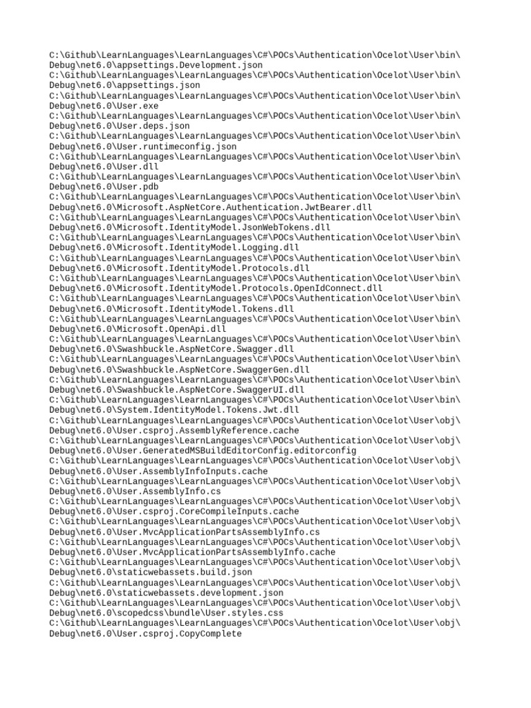 User Csproj fileListAbsolute | PDF | Microsoft Windows | Software