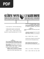 Zakon o Advokaturi FBiH | PDF