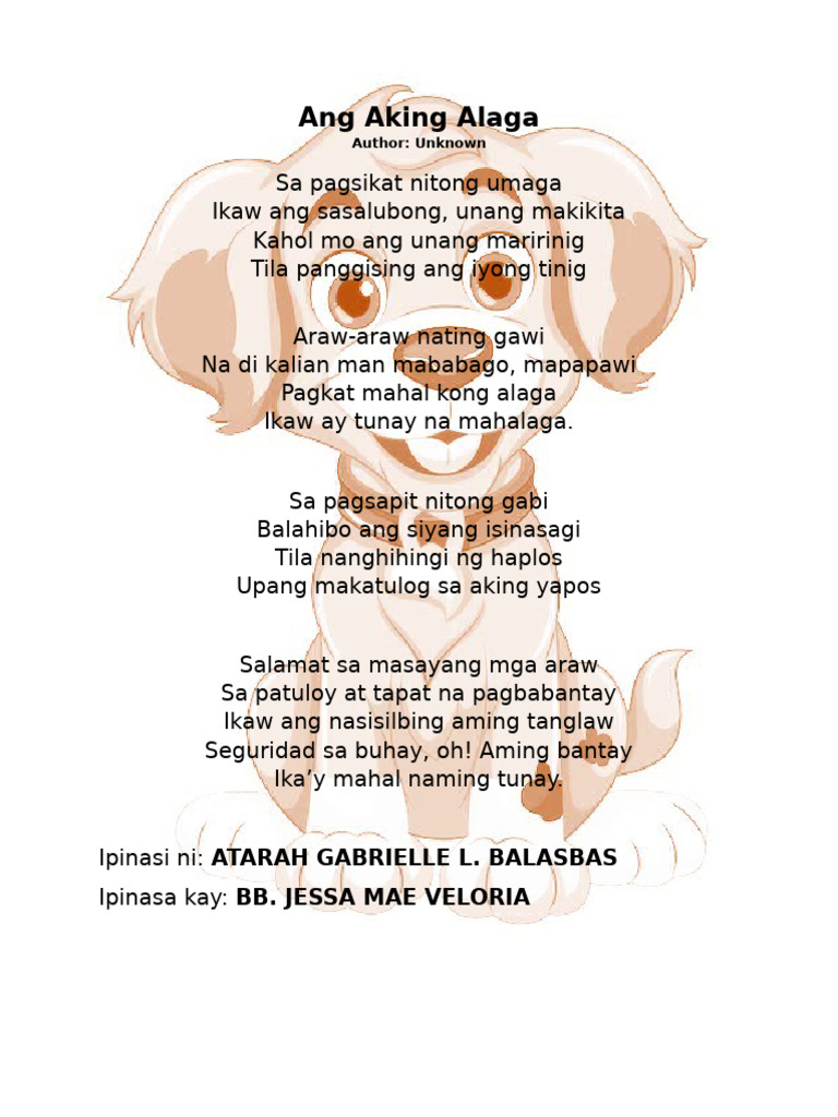 Ang Aking Alaga | PDF