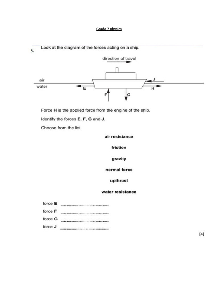 Grade 7 Physics | PDF