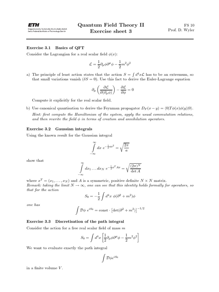 ex03 | PDF | Fourier Series | Quantum Mechanics