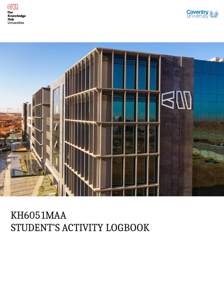 KH6051MAA - Logbook Template 2023-2024 | PDF