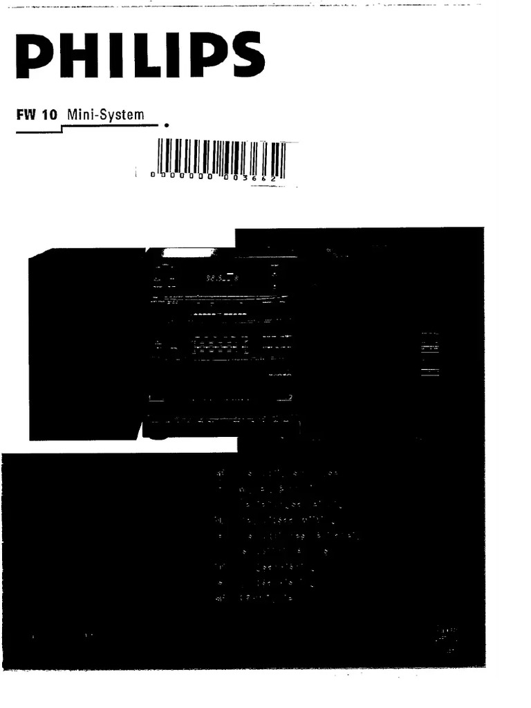 Manual Philips FW10 (18 Sider) | PDF
