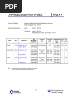 Approved Sigma Paint System Apcs 1 B | PDF