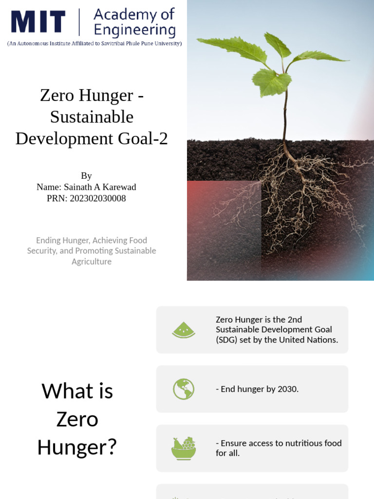 SDG 2-Zero Hunger 202302030008 | PDF | Hunger | Natural Environment