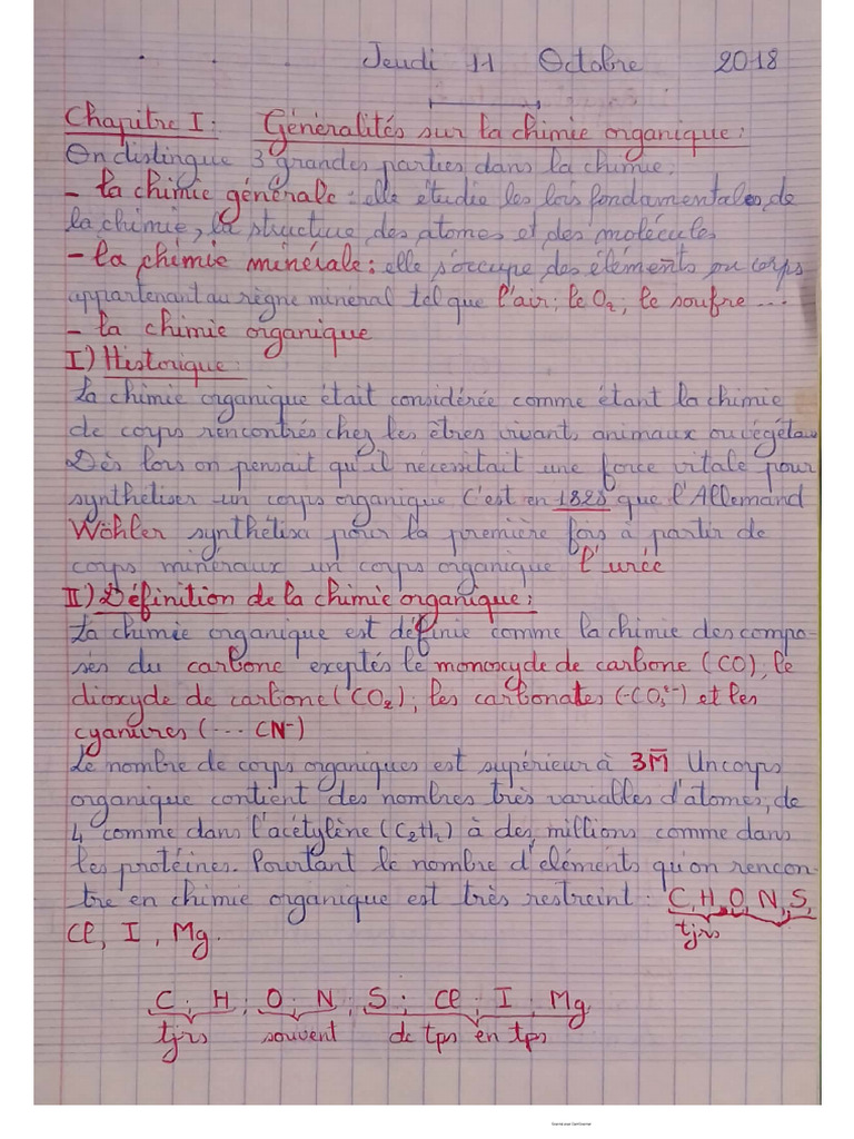 chimie 1S1 | PDF
