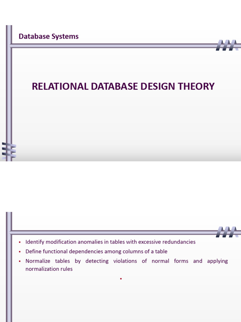 5.Relational DB Design | PDF | Relational Model | Computer Data 5.Relational DB Design | PDF | Relational Model | Computer Data