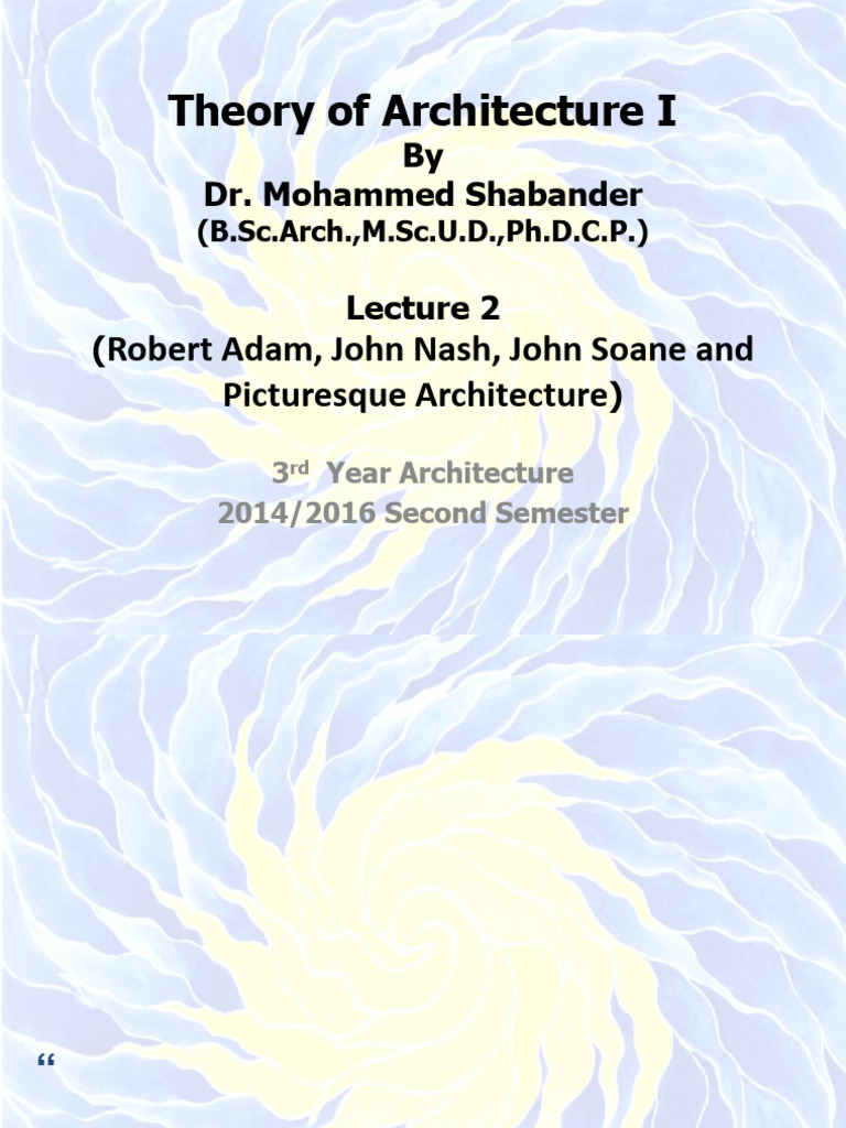 Lecture 2 | PDF | Architectural Design | Architecture