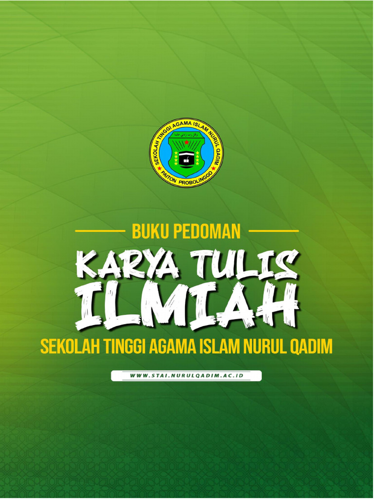 Buku Pedoman Karya Tulis Ilmiah Stainq | PDF