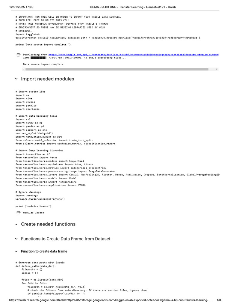 Importing Kaggle COVID-19 Data | PDF | Applied Mathematics | Machine Learning