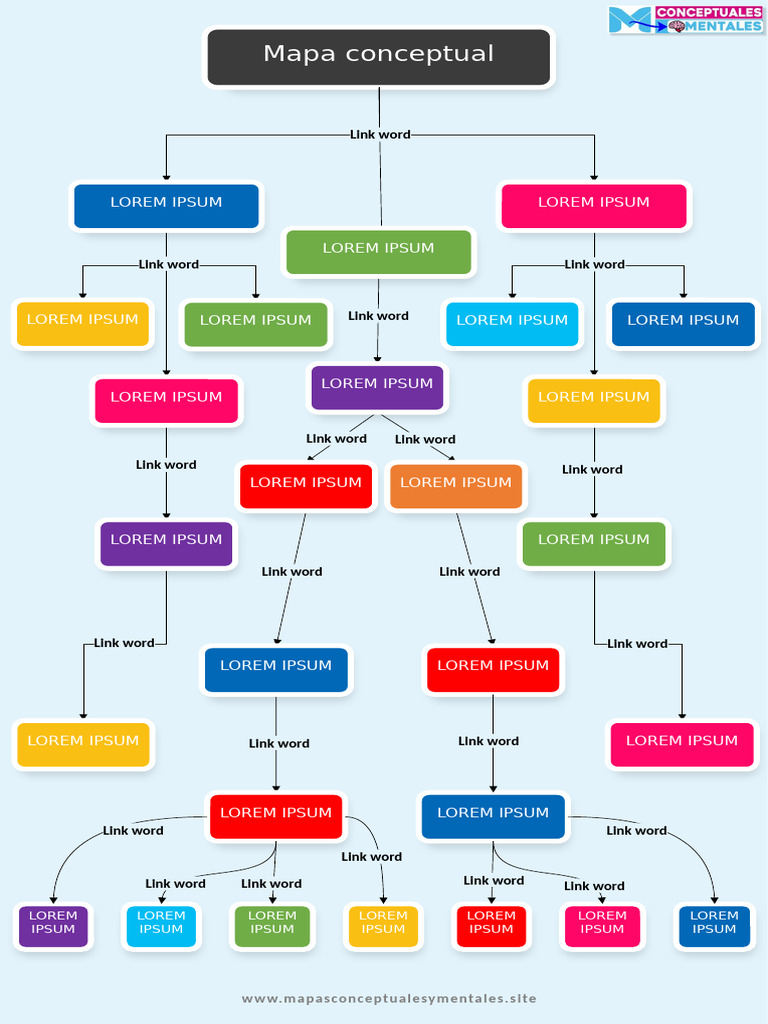 Plantilla Mapa Conceptual Powerpoint (45) | PDF